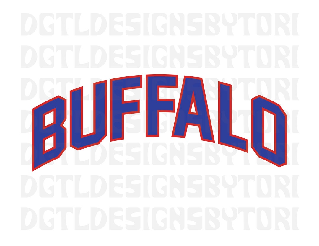 Buffalo Arch Text | Instant Download | PNG and SVG Files | Football ...