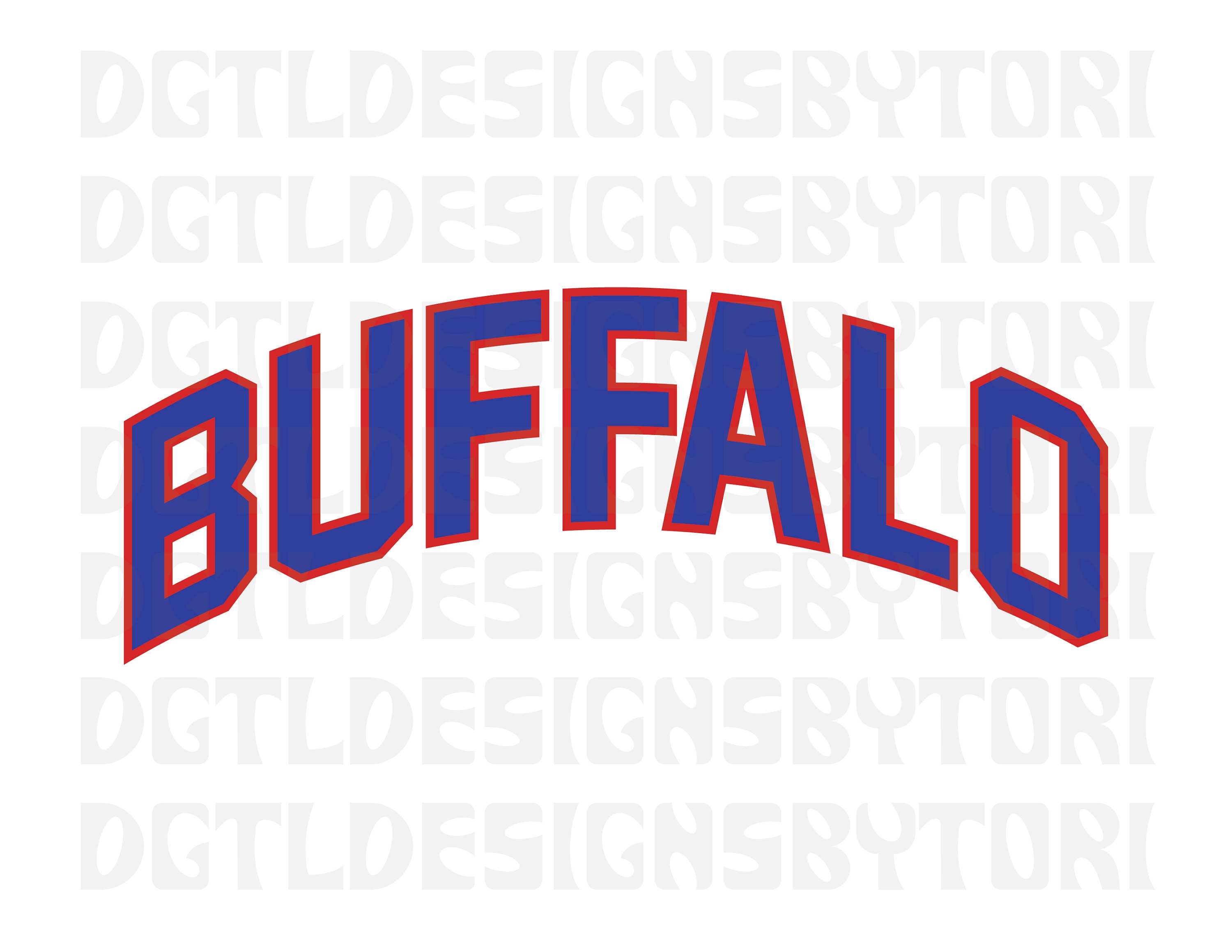 Buffalo Arch Text | Instant Download | PNG and SVG Files | Football | New York - Etsy