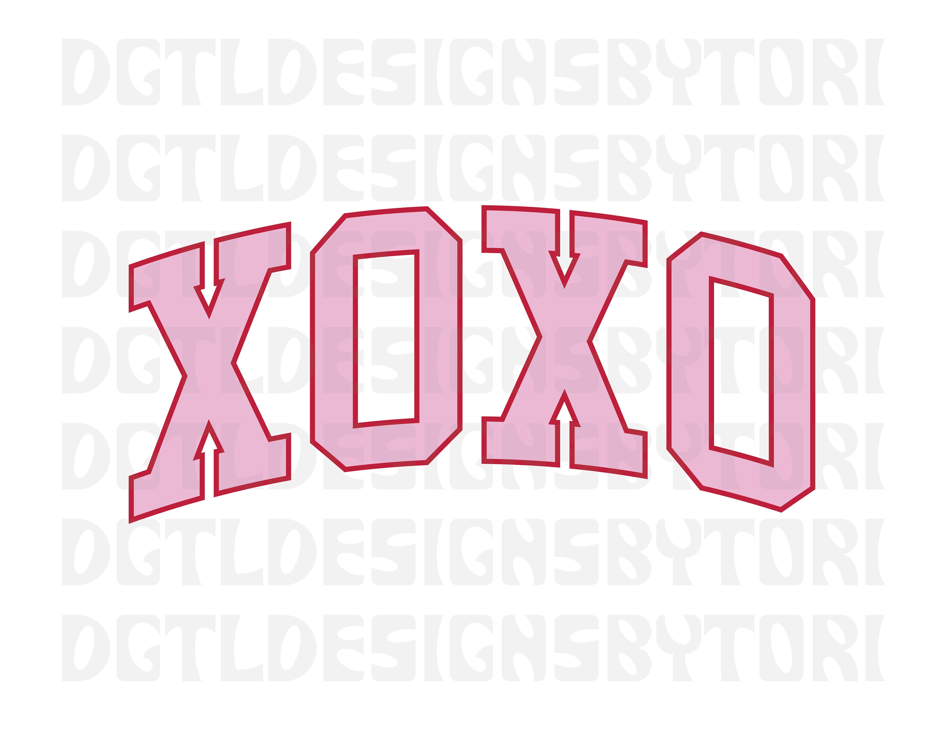 Xoxo | Instant Download | PNG and SVG Files | Valentine's Day - Etsy