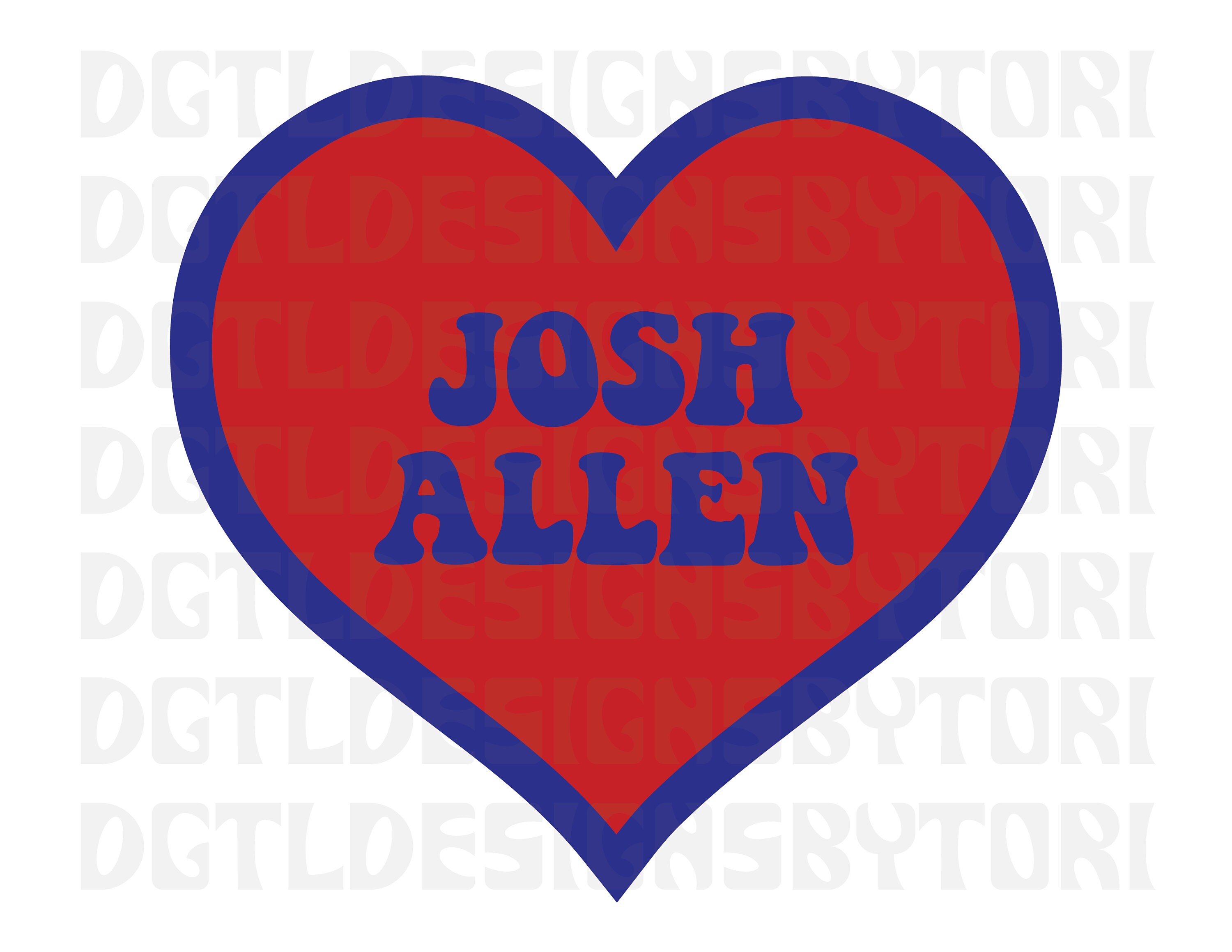 Josh Heart | Instant Download | PNG and SVG Files | Buffalo | New York ...