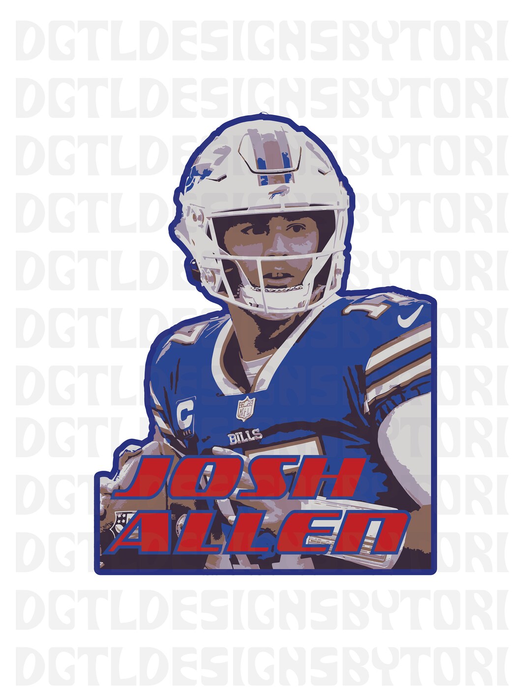 Josh | Instant Download | PNG and SVG Files | Buffalo | Football | New ...