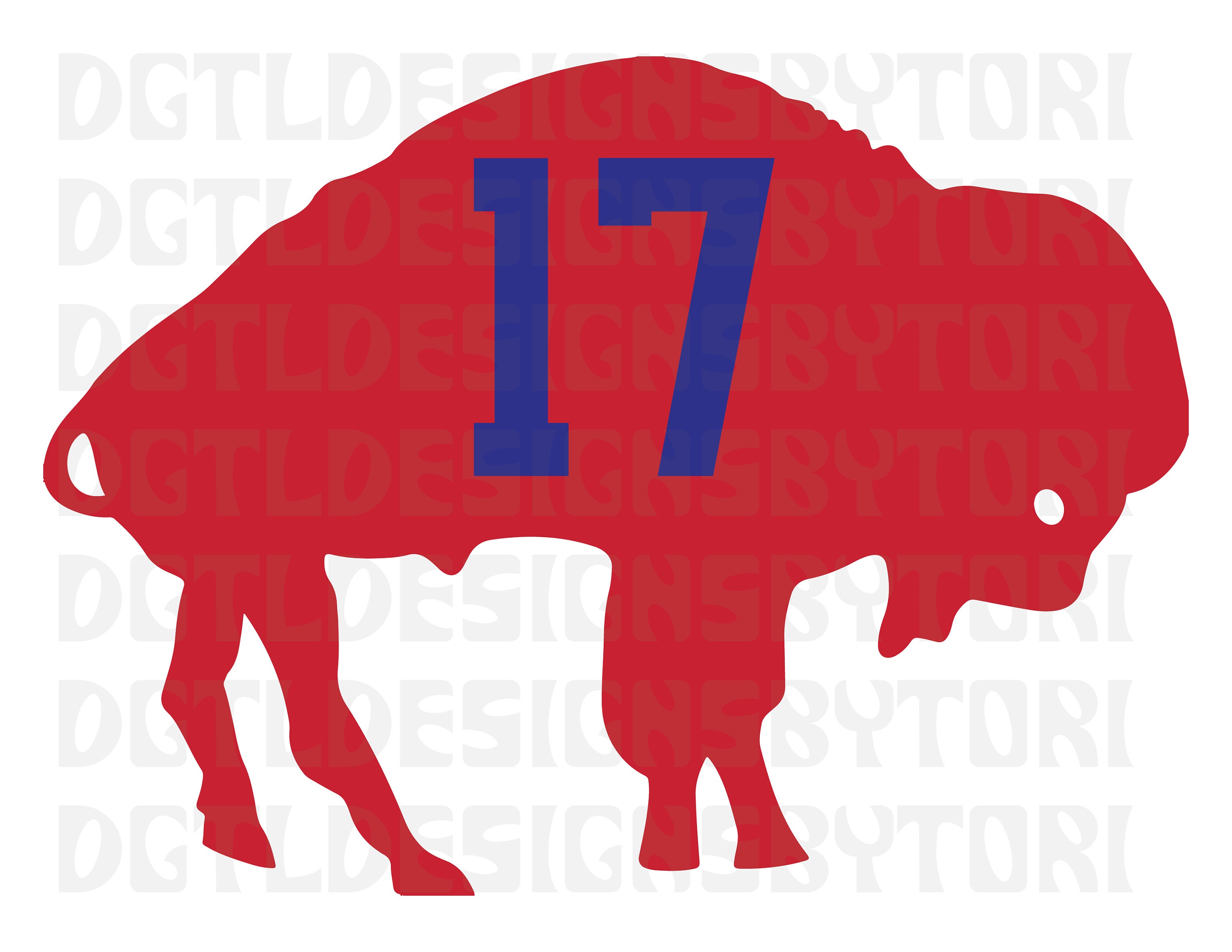 Buffalo 17 | Instant Download | PNG and SVG Files | Josh | New York - Etsy