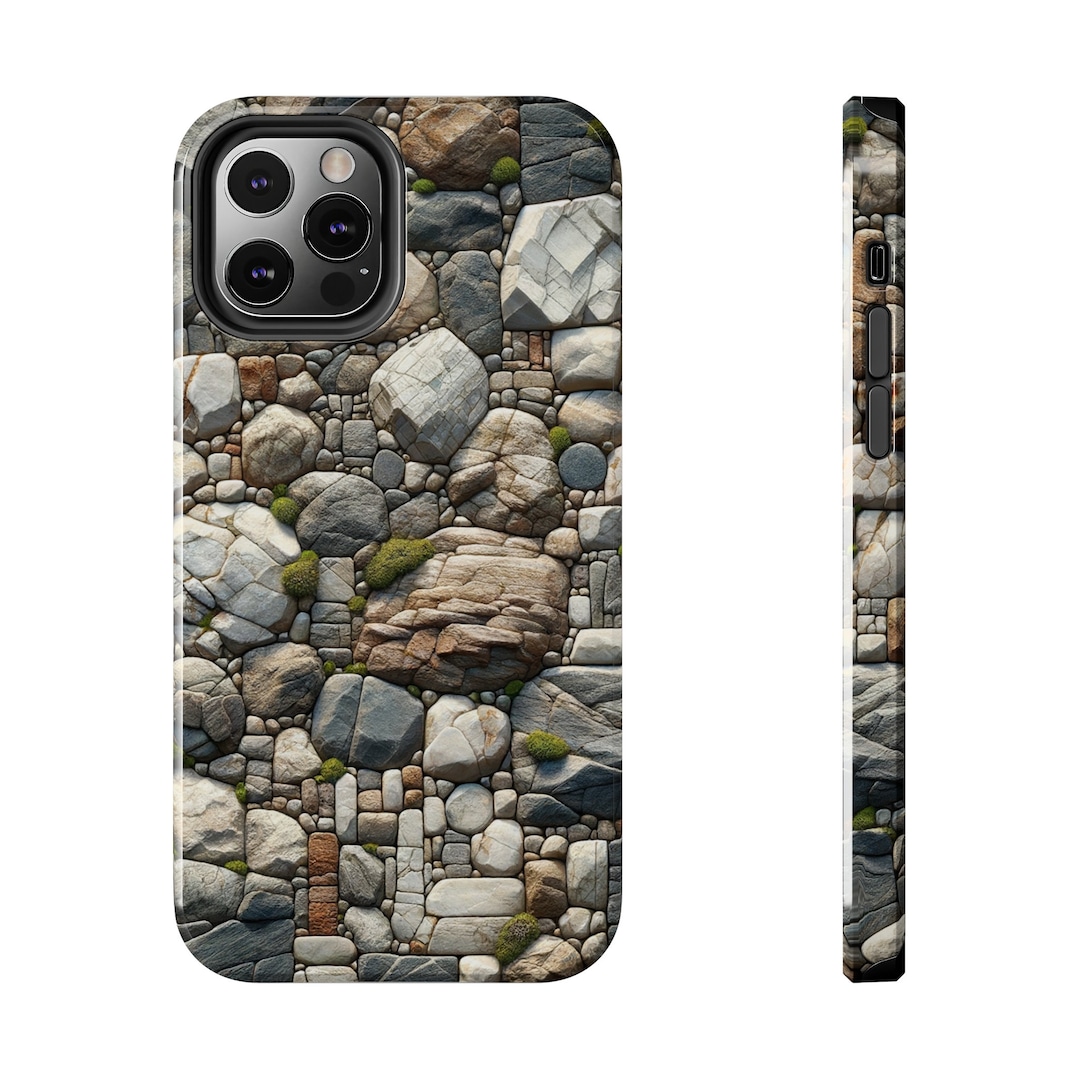 Chic Cobblestone Texture iPhone Case, Elegant Protection Everyday Phone ...