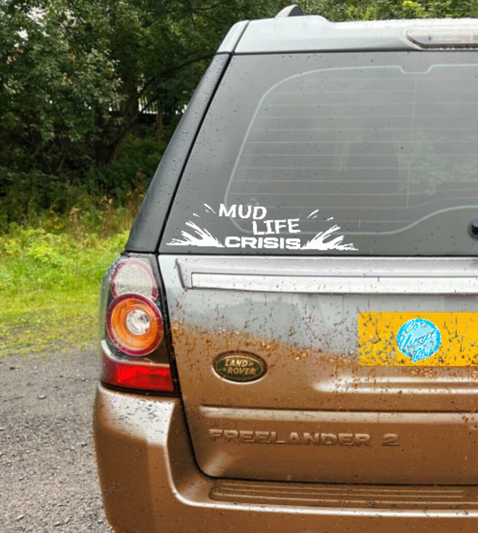 MUD LIFE CRISIS - Funny Car off Road 4X4 Window Bumper Sticker - Etsy