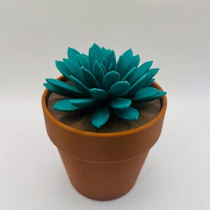 3D Printed Succulent Push Pin Plant Unique Desk Accessory for Office ...