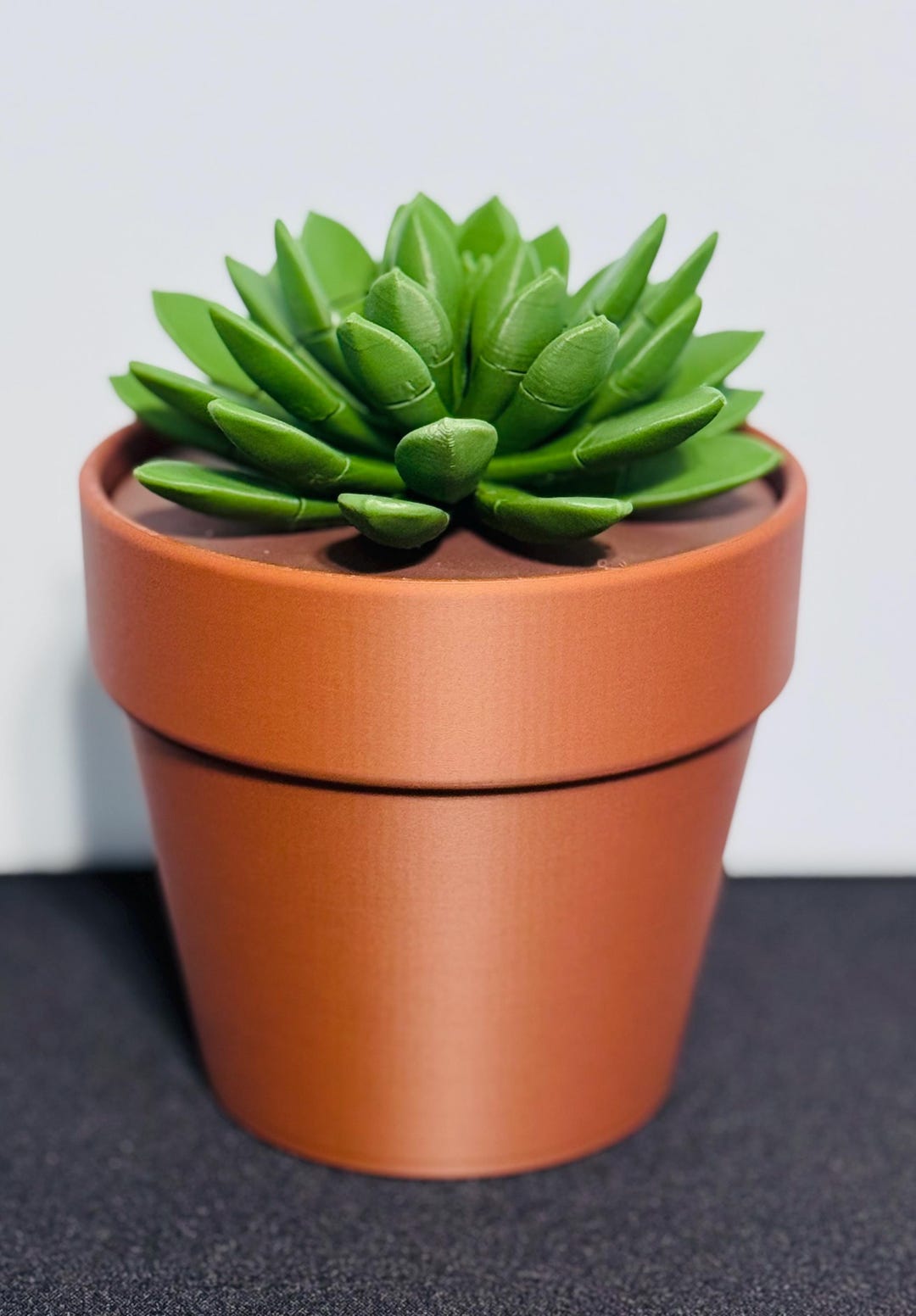 3D Printed Succulent Push Pin Plant - Unique Desk Accessory for Office ...