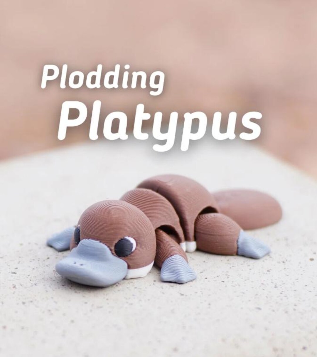 Platypus Fidget Toy – Cute Moving Animal Toy – Stocking Stuffer – Fun ...