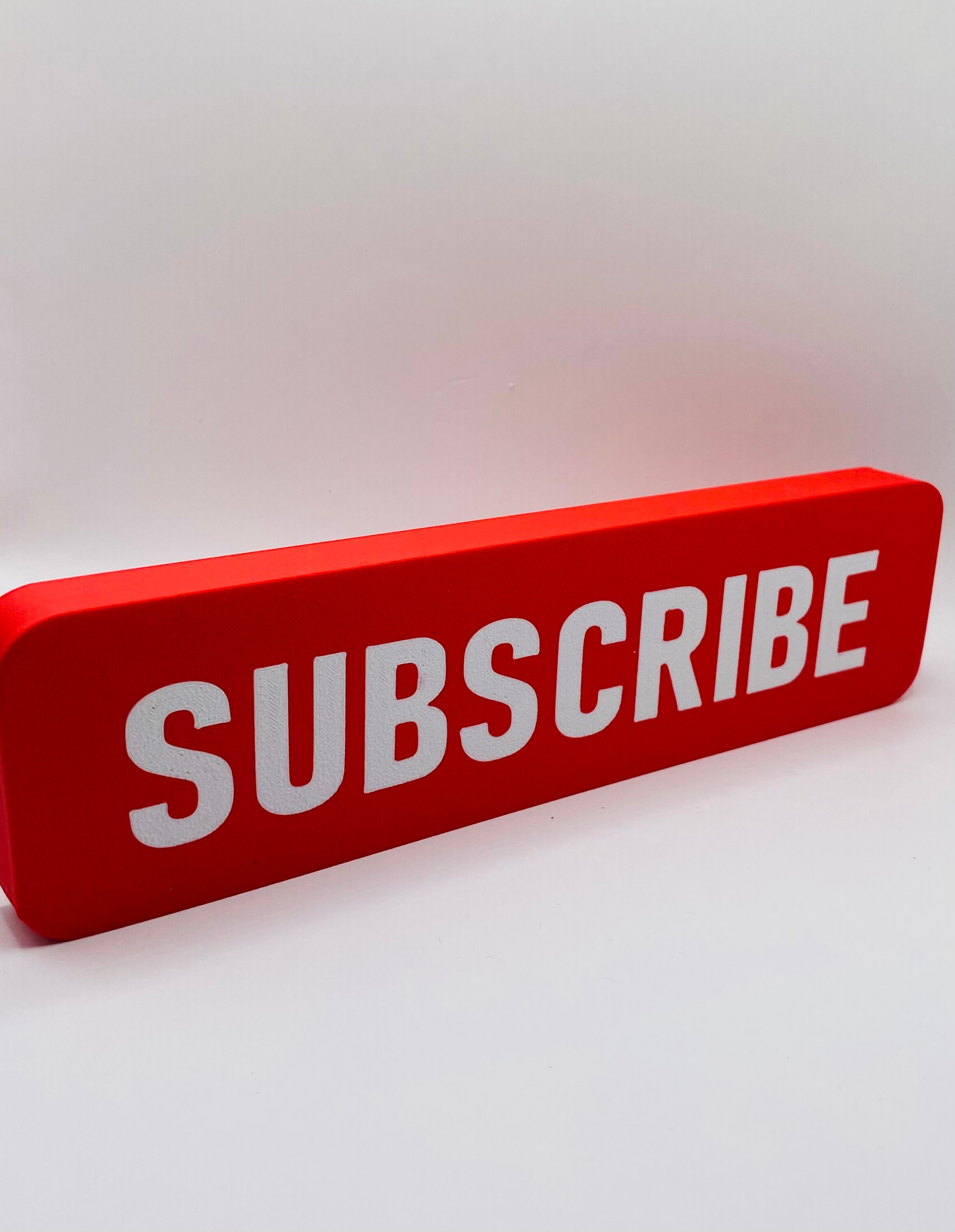 3D Printed Subscribe Button Perfect Desk Accessory for Content Creators ...