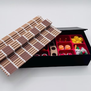 Sushi Chess Set - 3D Printed Chess Board - Cute Sushi Chess Pieces ...