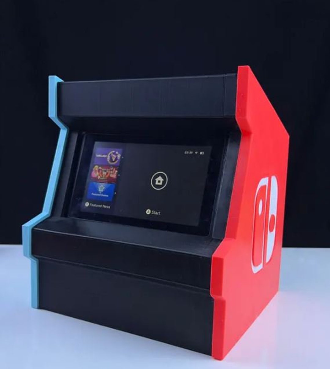 Vintage-inspired 3D Printed Arcade Stand for Nintendo Switch Retro ...
