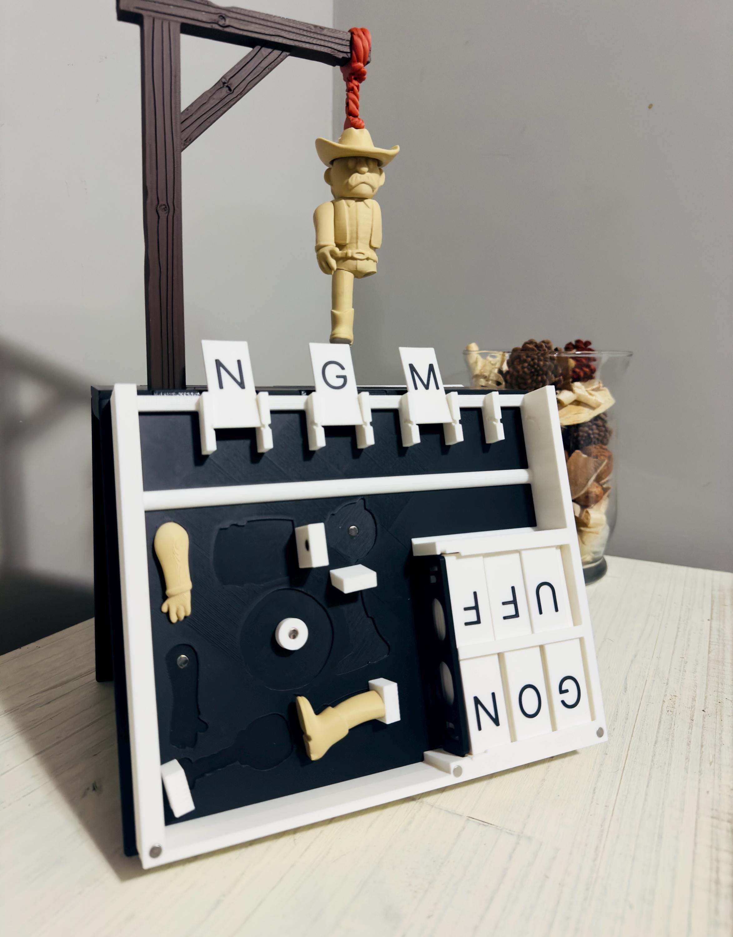 Hangman Book Game · 3D Printed Playbook’d Board Game · Word Guessing ...