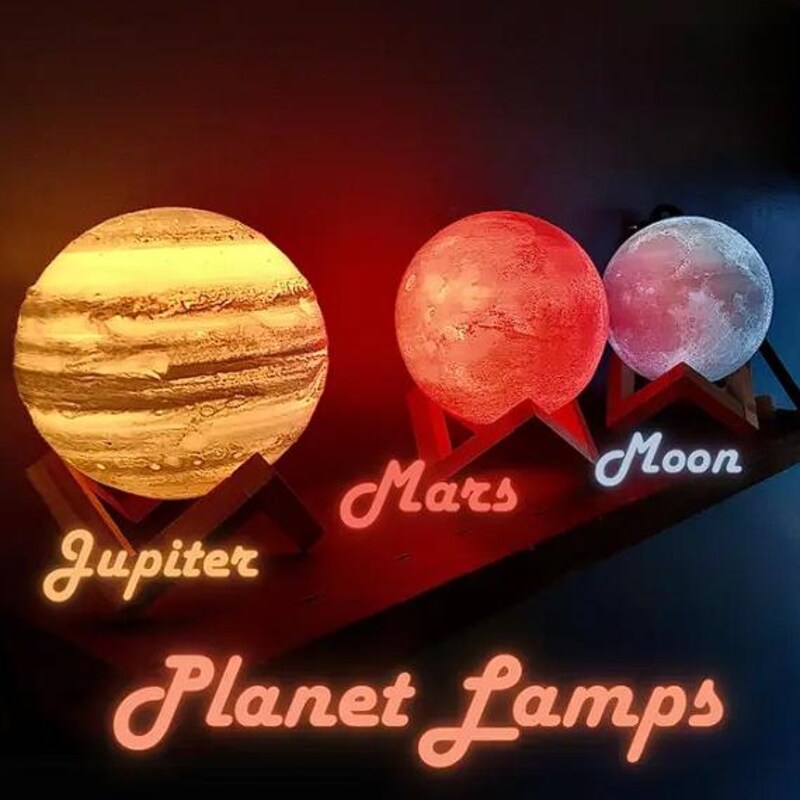 3d Planet Lamp - Etsy