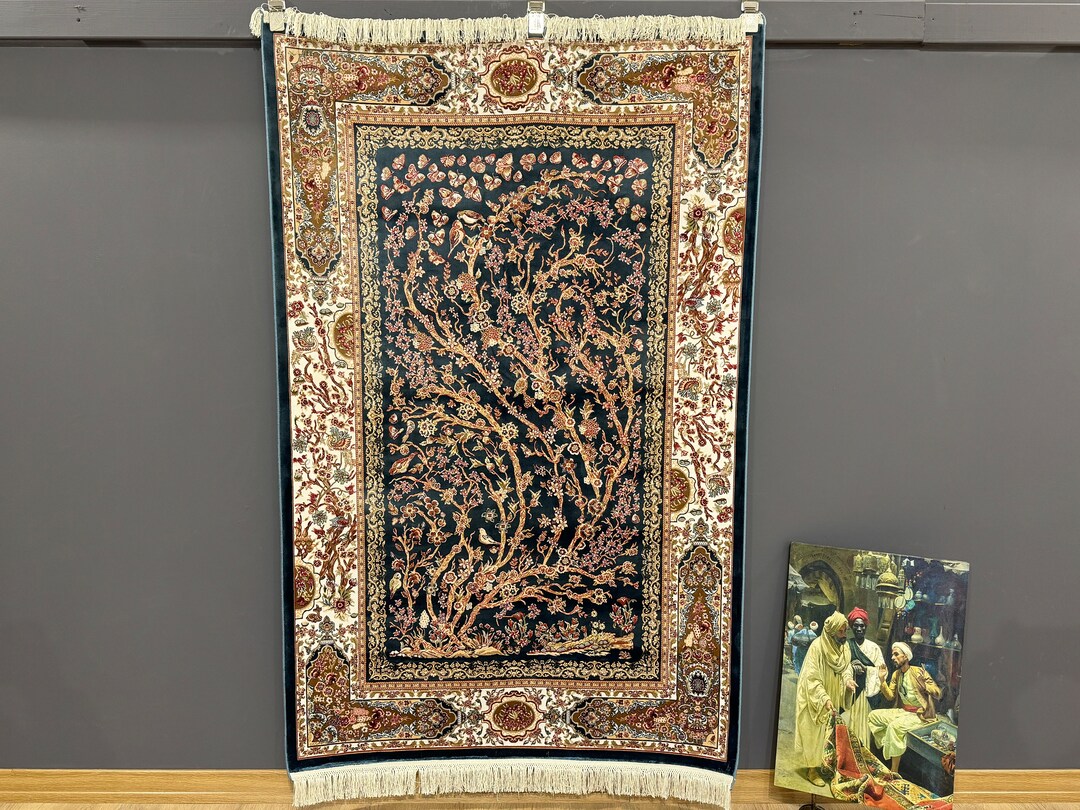 4x6 Tree of Life Pattern Rug, Rug for Bedroom, Changing Colored Rug ...