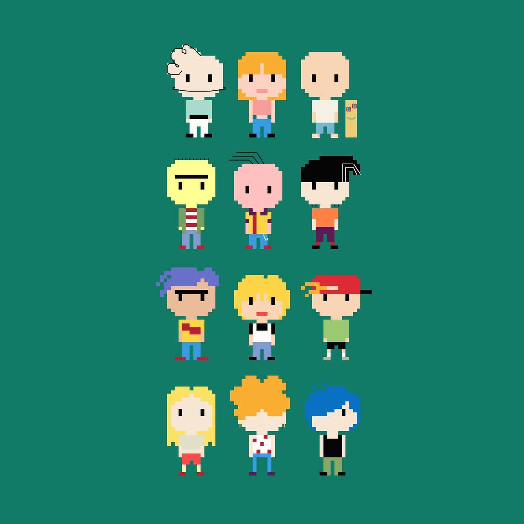 Ed Edd N Eddy Inspired Chibi Cross Stitch Pattern, Instant Download PDF ...