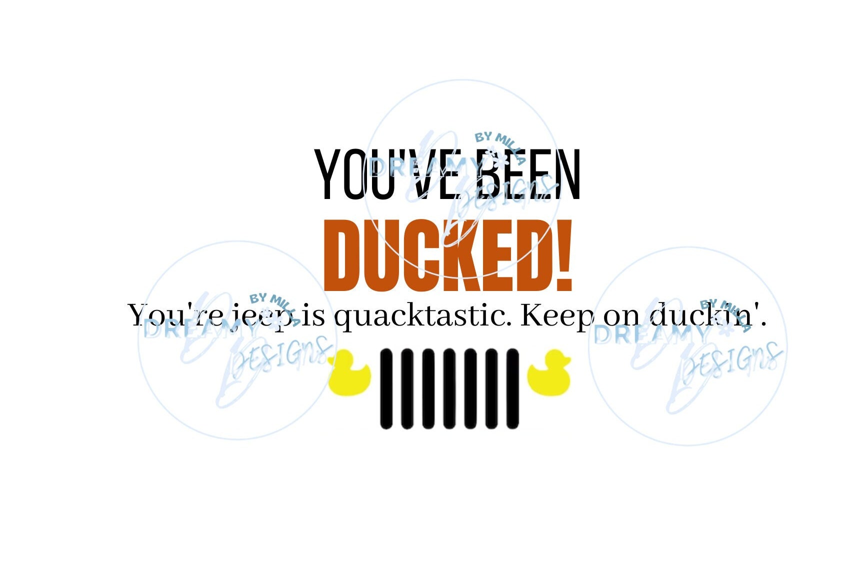 Printable Jeep Card Ducking Template. - Etsy