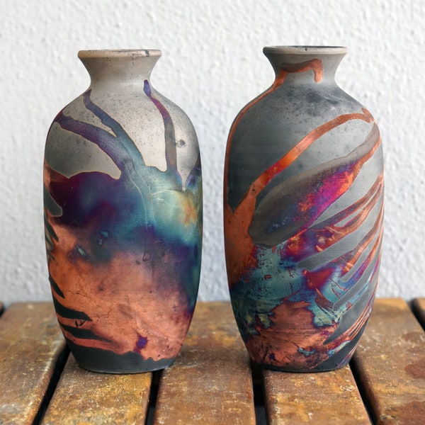 Raku Pottery - Etsy