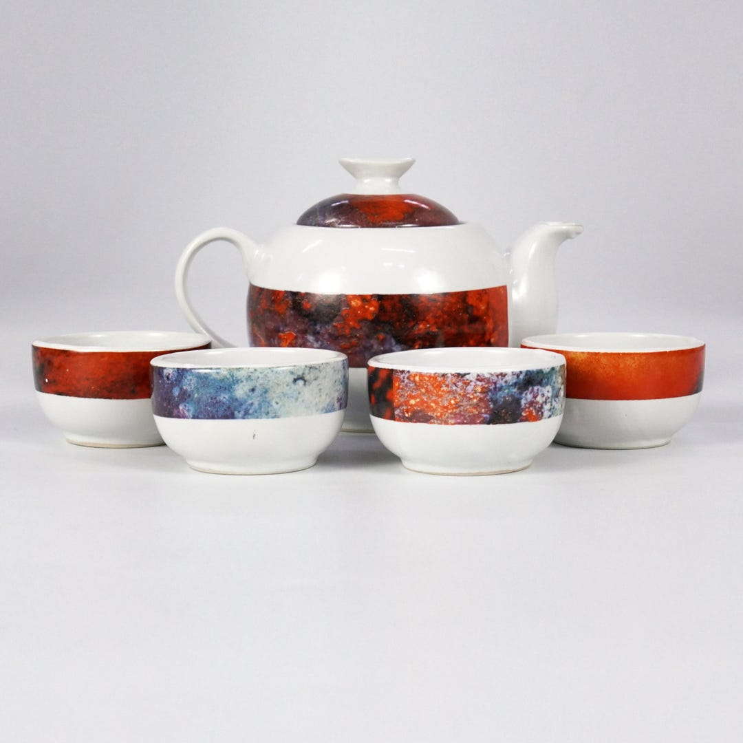 RAAQUU FX Tea Pot Gift Set - Tea Set With 50g Fujian Silver Needle ...