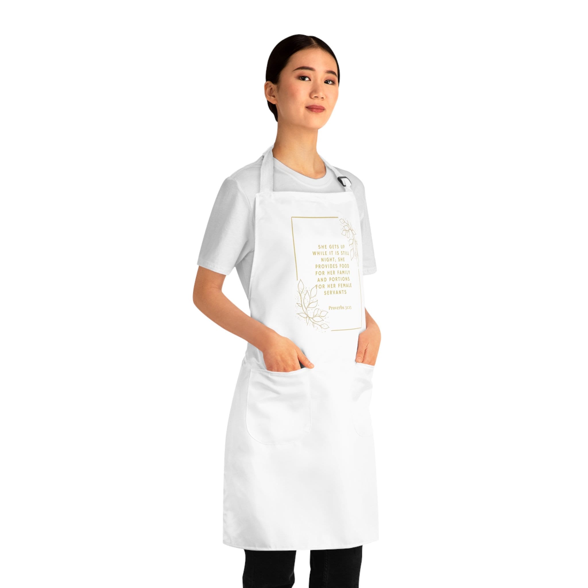 Apron Proverbs Bible Verse, Bible Apron, Apron With Pockets, Cooking ...