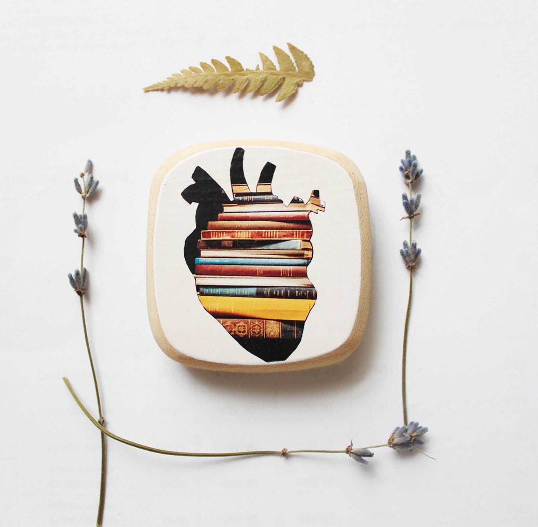 Human Heart Magnet World Book Day Gift Cute Magnets for Fridge Book ...