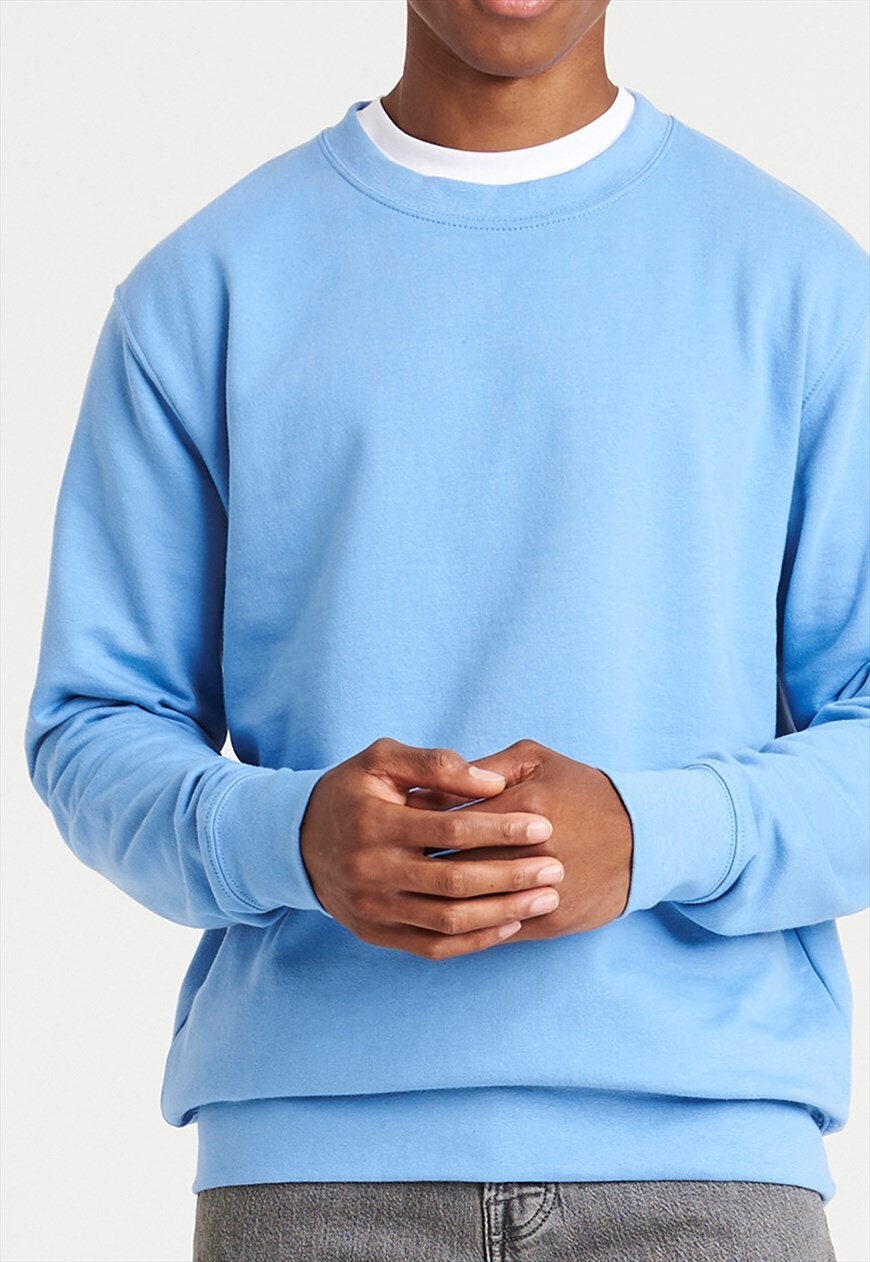 Ruuby Studios Essential Premium Blank Plain Pullover Sweatshirt Jumper ...