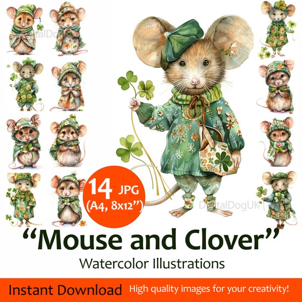 Cute Mouse Clipart - Etsy