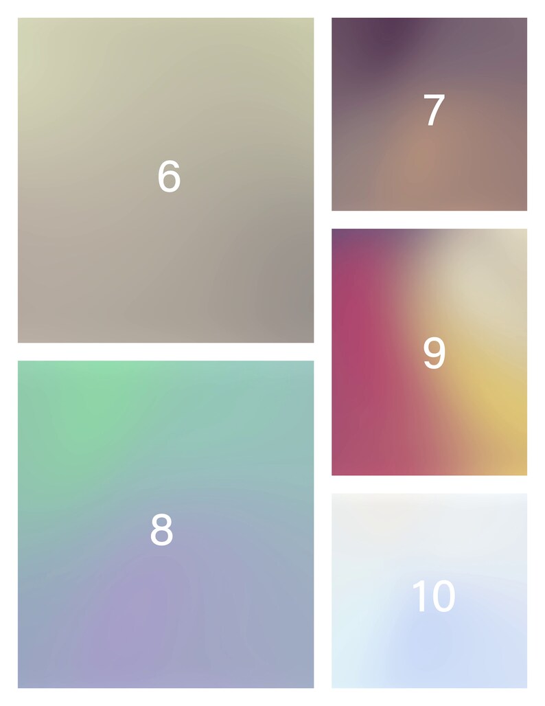 Animated Gradient Backgrounds Pack 01 for Canva: 10 Beautiful Vertical HD Backgrounds for Your ...