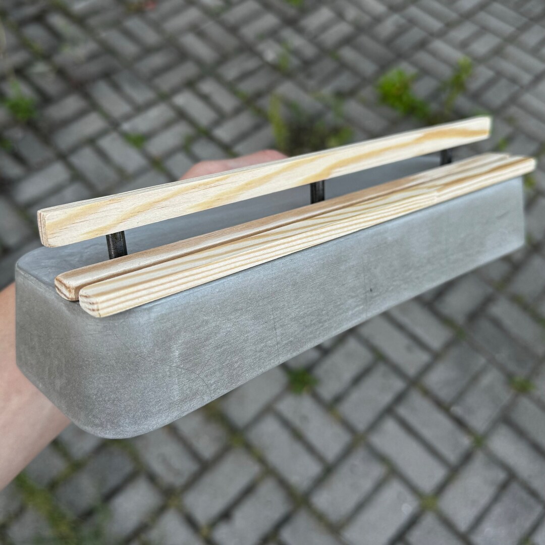 Wooden Boards Bench Fingerboard Concrete Obstacle - Etsy