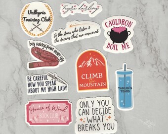 House of Wind Book Club | ACOTAR Sticker | OFFICIALLY LICENSED | Sarah ...
