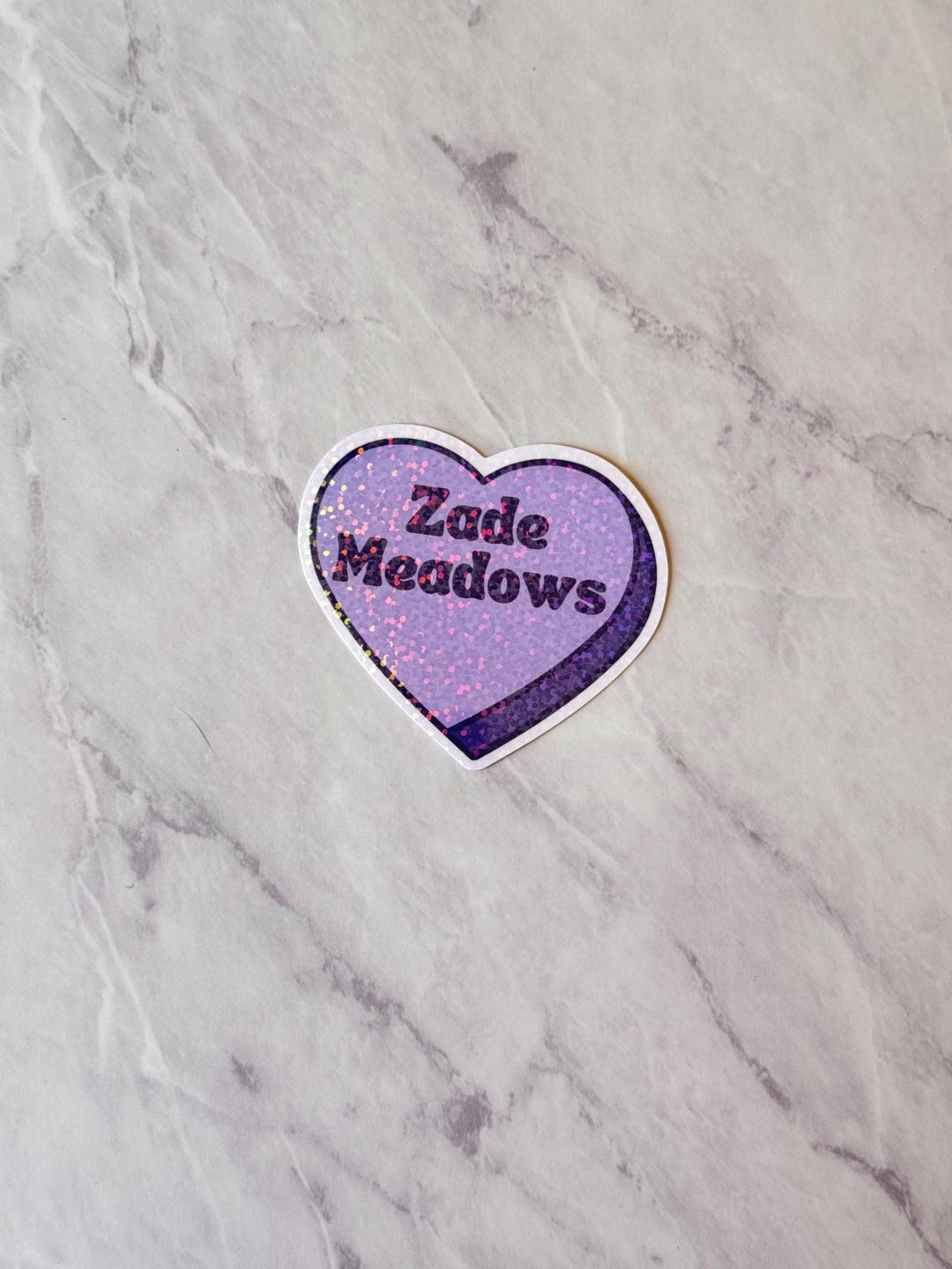 Zade Meadows Candy Heart Sticker, Zaddy Kindle Sticker, Morally Gray ...