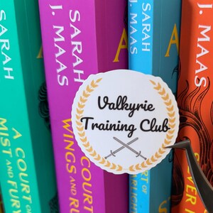ACOTAR Waterproof Sticker Pack: Book Club, Valkyrie Training - Etsy