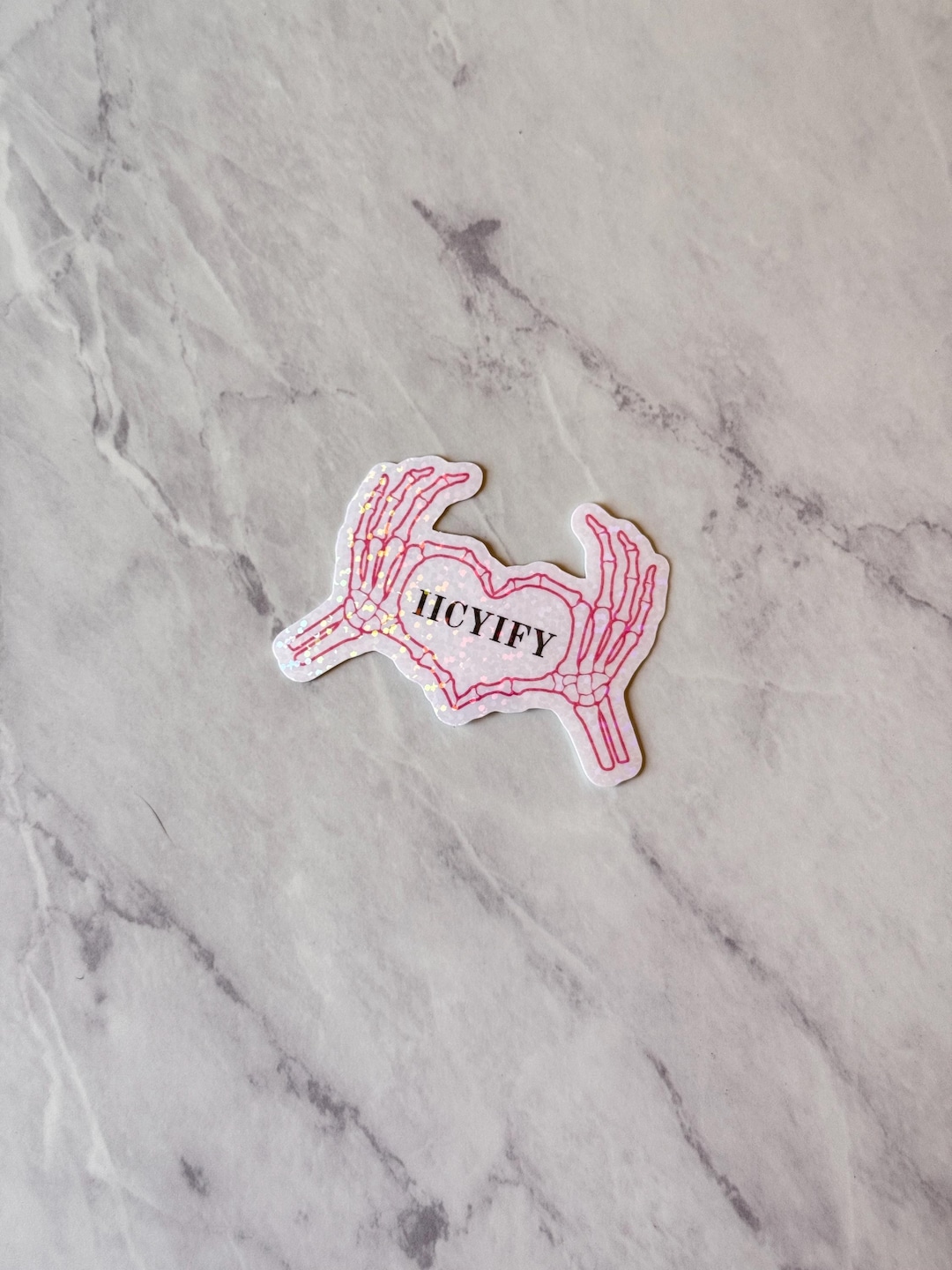 IICYIFY Holographic Sticker, Dark Romance Stickers, Run Little Mouse ...