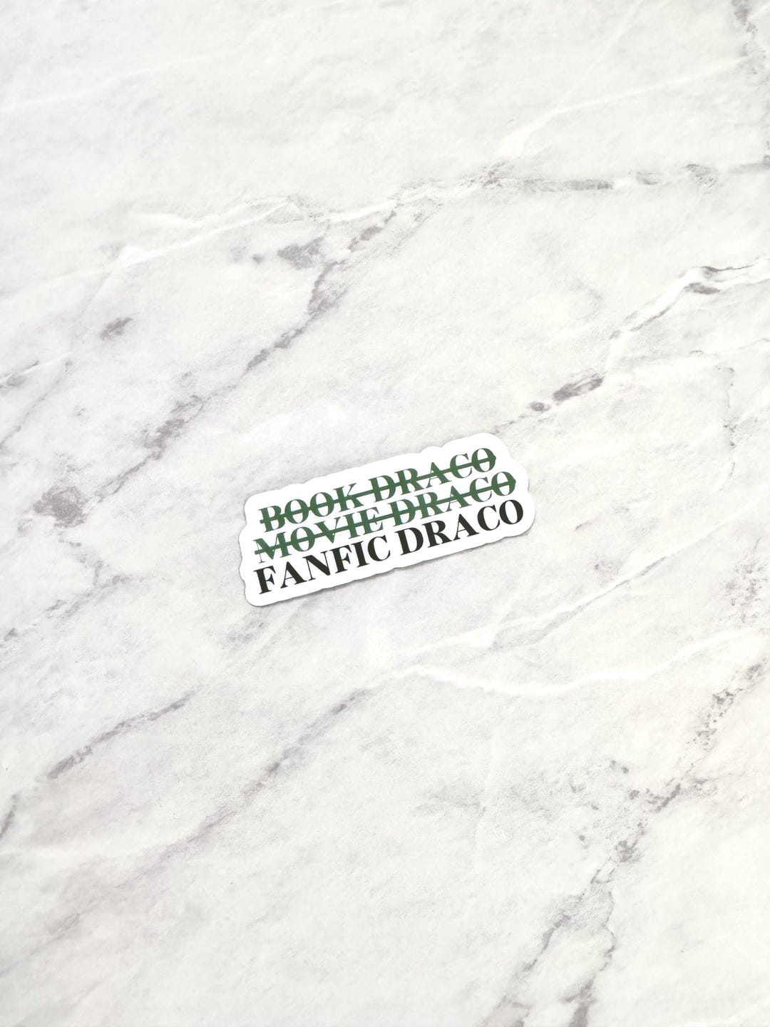 Dramione Fanfic Draco Sticker: Water Resistant - Etsy