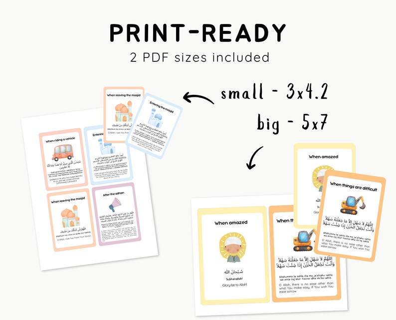 Kids Dua Cards, Islamic Kids Printables, Duas for Kids, Children Dua ...