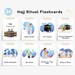 Hajj Rituals Flashcards, Step by Step Hajj Cards, Hajj Journey for Kids ...