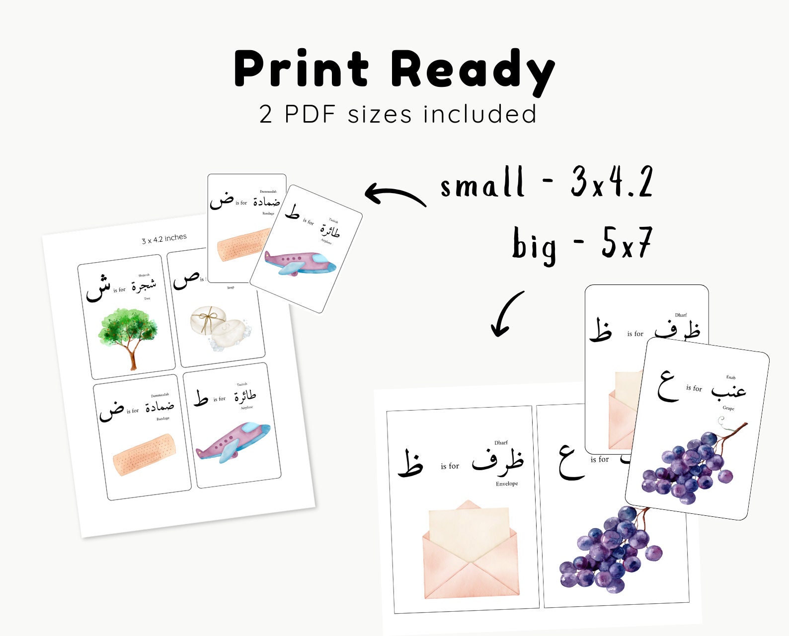 Arabic Alphabet Cards | Arabic Alphabet Learning | Arabic Letter Cards ...