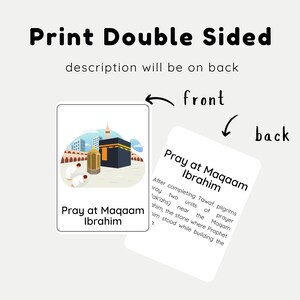 Hajj Rituals Flashcards, Montessori Learning (digital Download) - Etsy