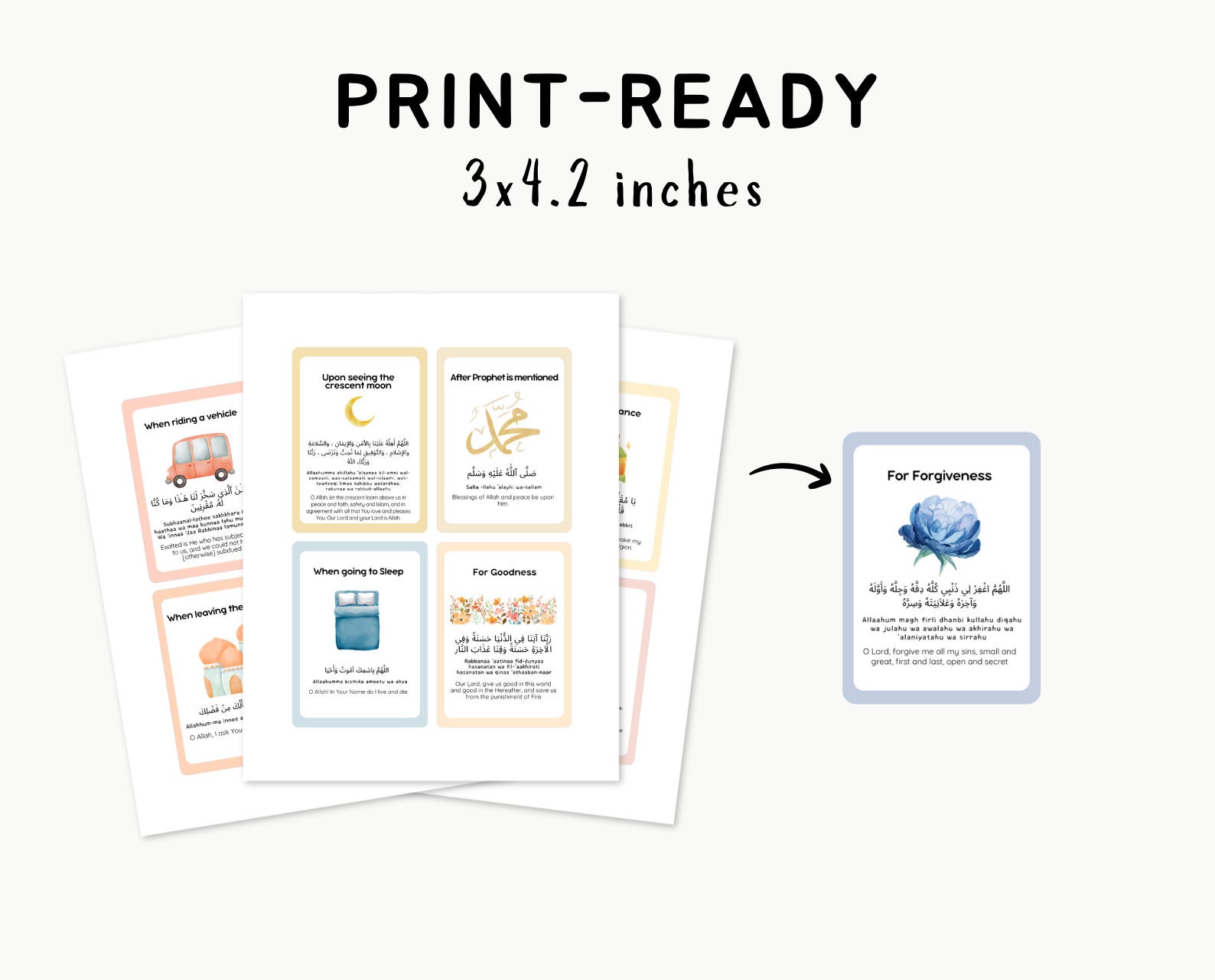 Kids Dua Cards, Islamic Kids Printables, Duas for Kids, Children Dua ...