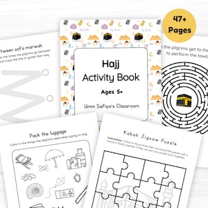 Hajj Activity Book for Kids, Islamic Studies (digital Download) - Etsy