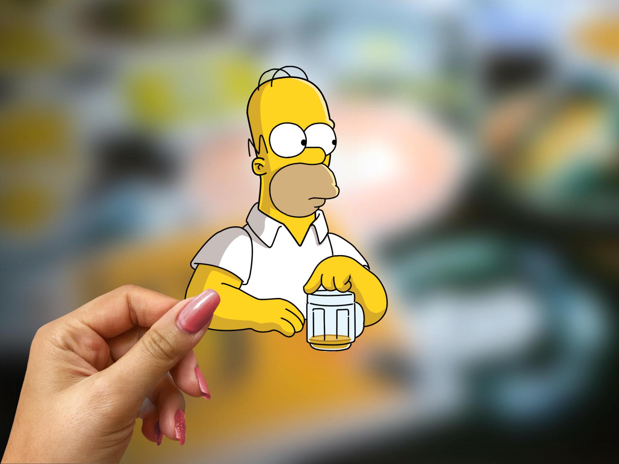 Simpsons Stickers Digital Download PNG & SVG Files Perfect for Planners ...