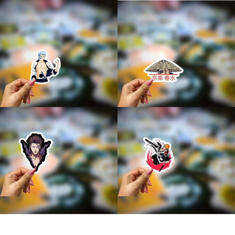 Bleach Anime Digital Sticker Pack 40 Unique Stickers PNG and SVG ...