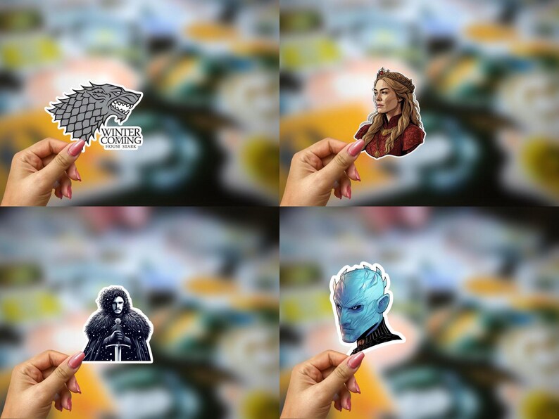Game of Thrones Digital Stickers | Got PNG & SVG Bundle | Fantasy TV ...