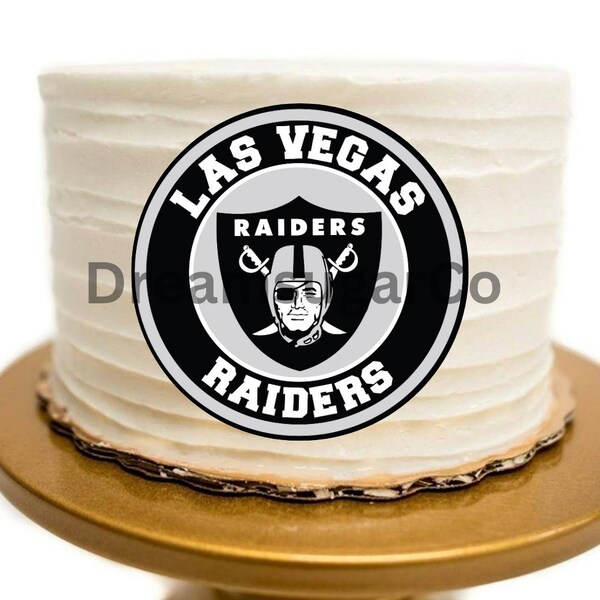 Raiders Cake Topper - Etsy