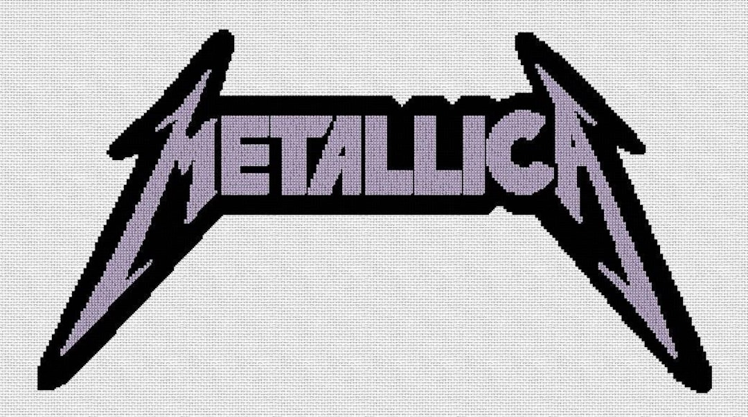 Printable PDF Cross Stitch Pattern. Metallica - Etsy