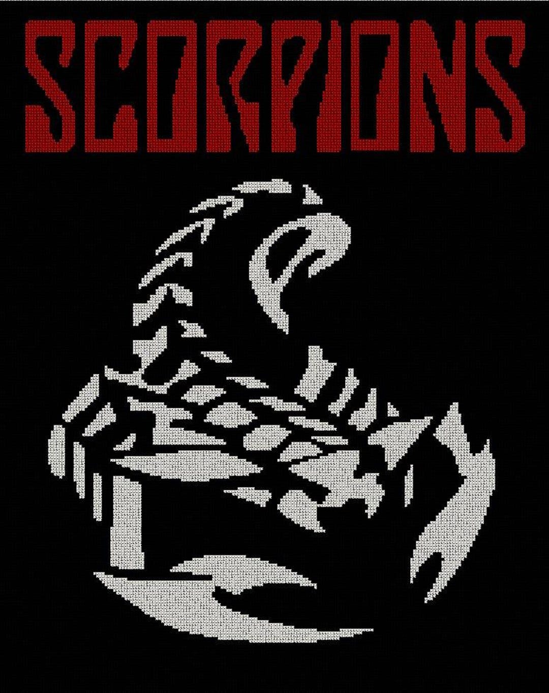 Printable PDF Cross Stitch Pattern. Scorpions - Etsy