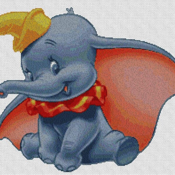 Dumbo Cross Stitch Pattern - Etsy
