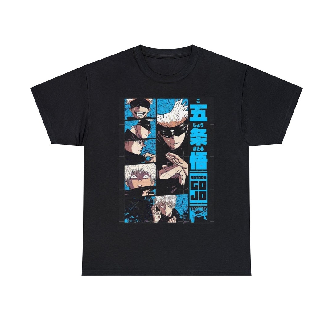Gojo Blue Eyes and Infinity Anime Tshirt for Jujustu Kaisen Fans - Etsy