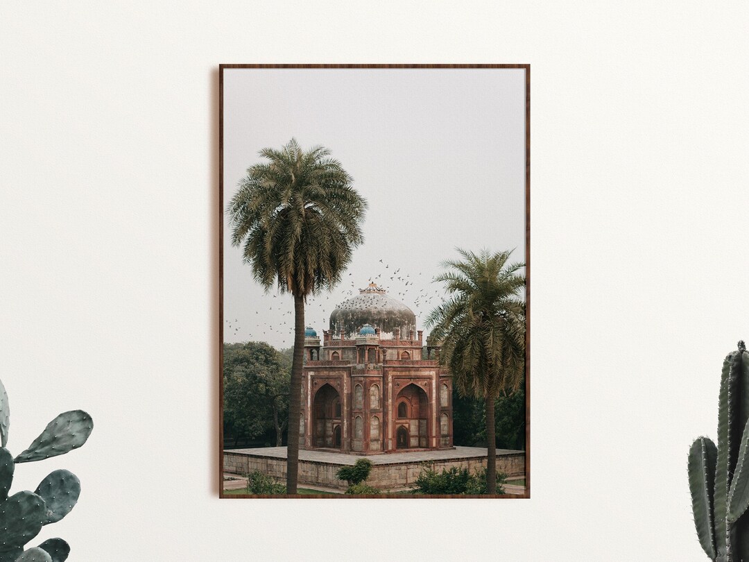 Humayun's Tomb Print: Delhi India Travel Poster (digital Download) - Etsy
