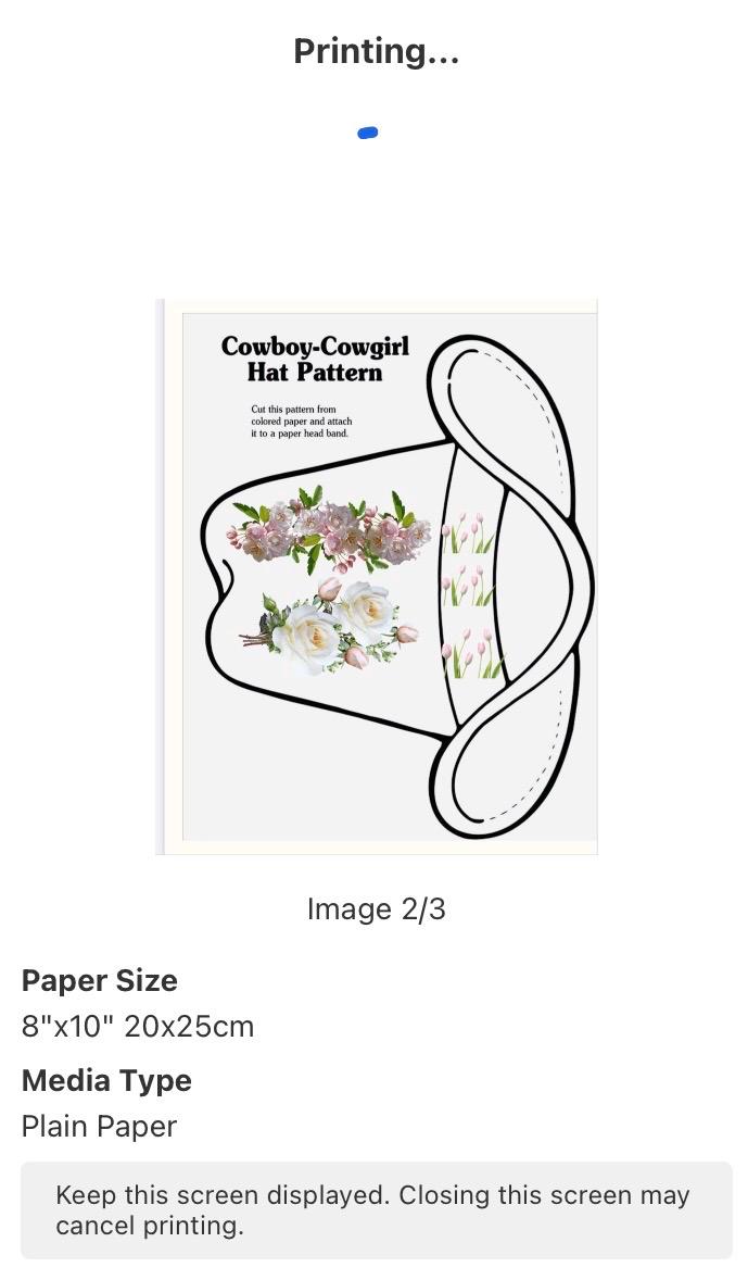 Paper Hat Digital Printable - Etsy