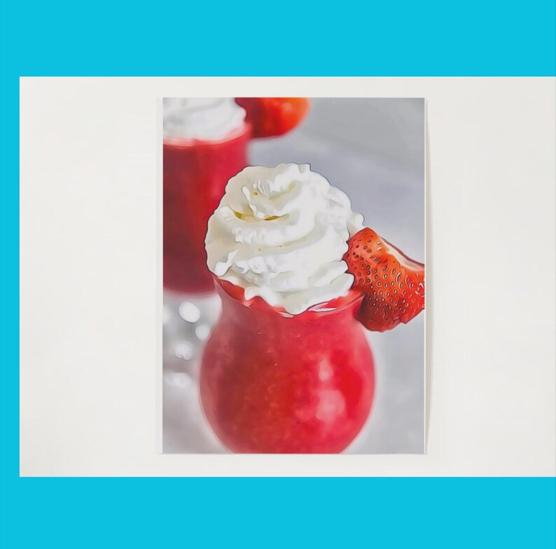 Strawberry Shortcake Daiquiri Digital Printable Stickers - Etsy