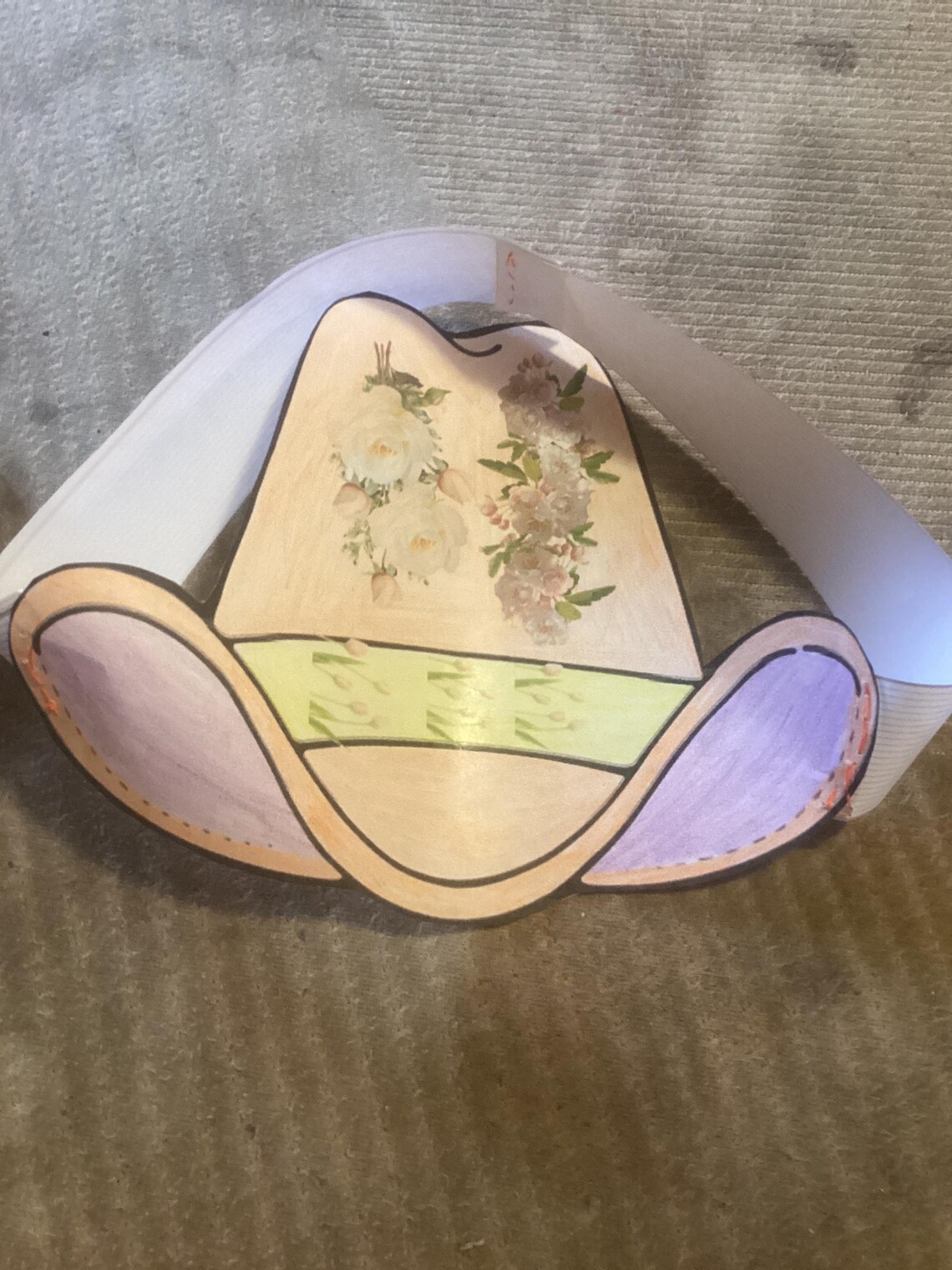Paper Hat Digital Printable - Etsy